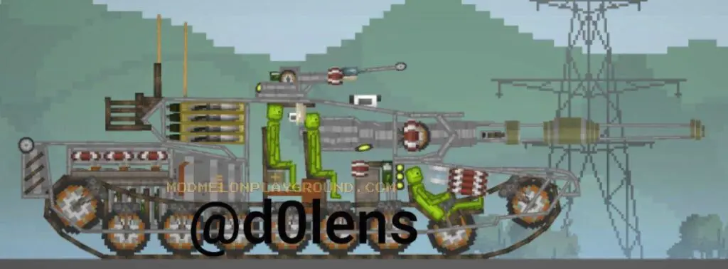 Melon Playground Mods: Abrams Tank Melon Playground (Sandbox)