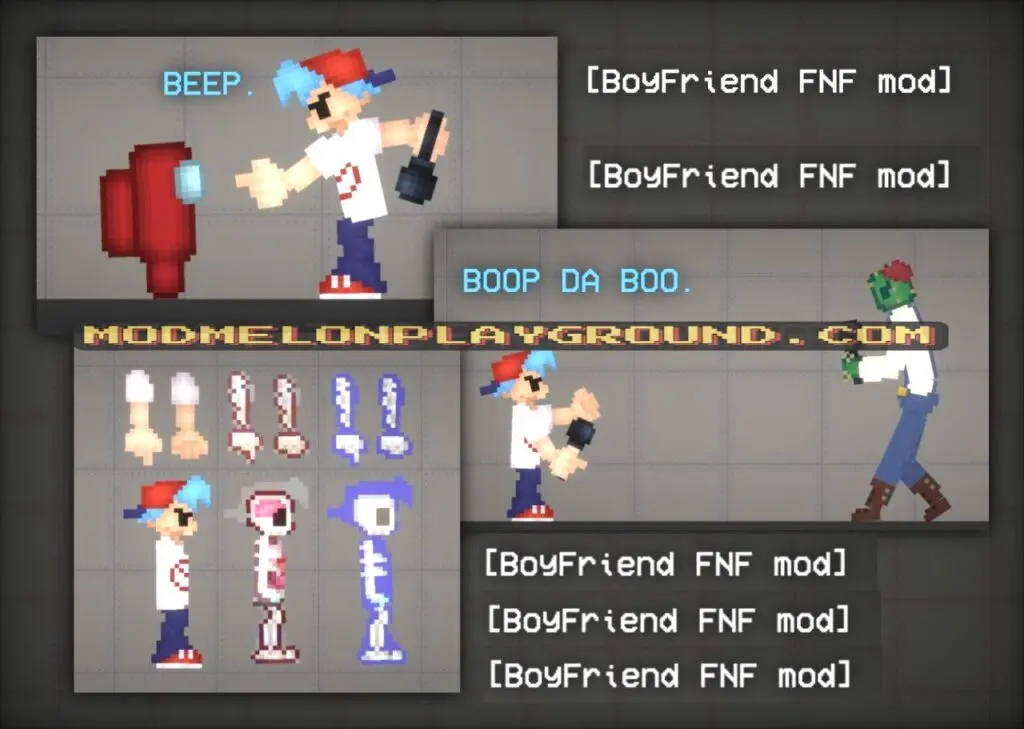 Melon Playground Mods: FNF BoyFriend Melon Playround
