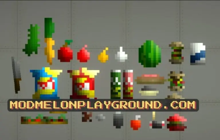 Melon Playground Mods: Food Pack