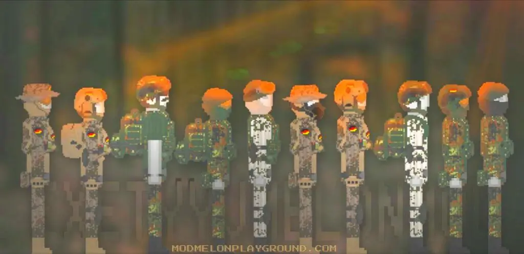 Melon Playground Mods: German Soldiers Melon Playground (Sandbox)