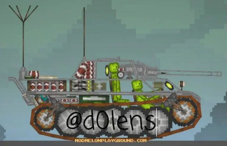 Melon Playground Mods: Leopard Tank For Melon Playground (Sandbox)