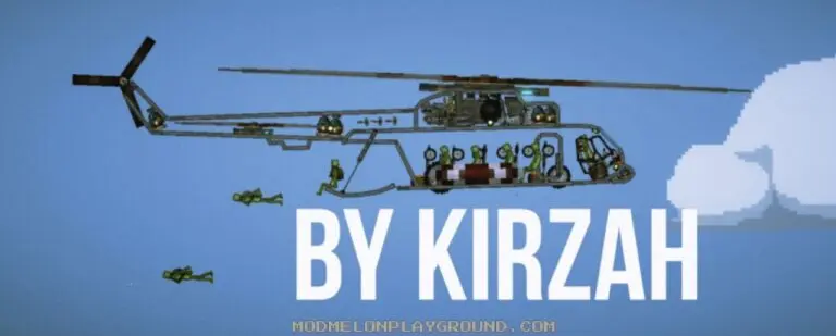 Melon Playground Mods: Helicopter With Crew