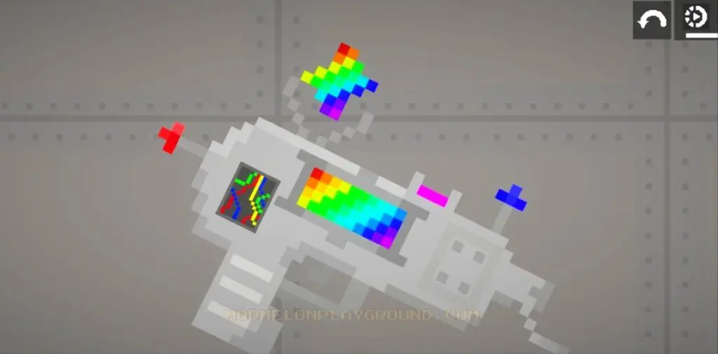 Melon Playground Mods: Rainbow Gun
