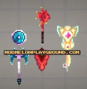Melon Playground Mods: Shields And Weapons